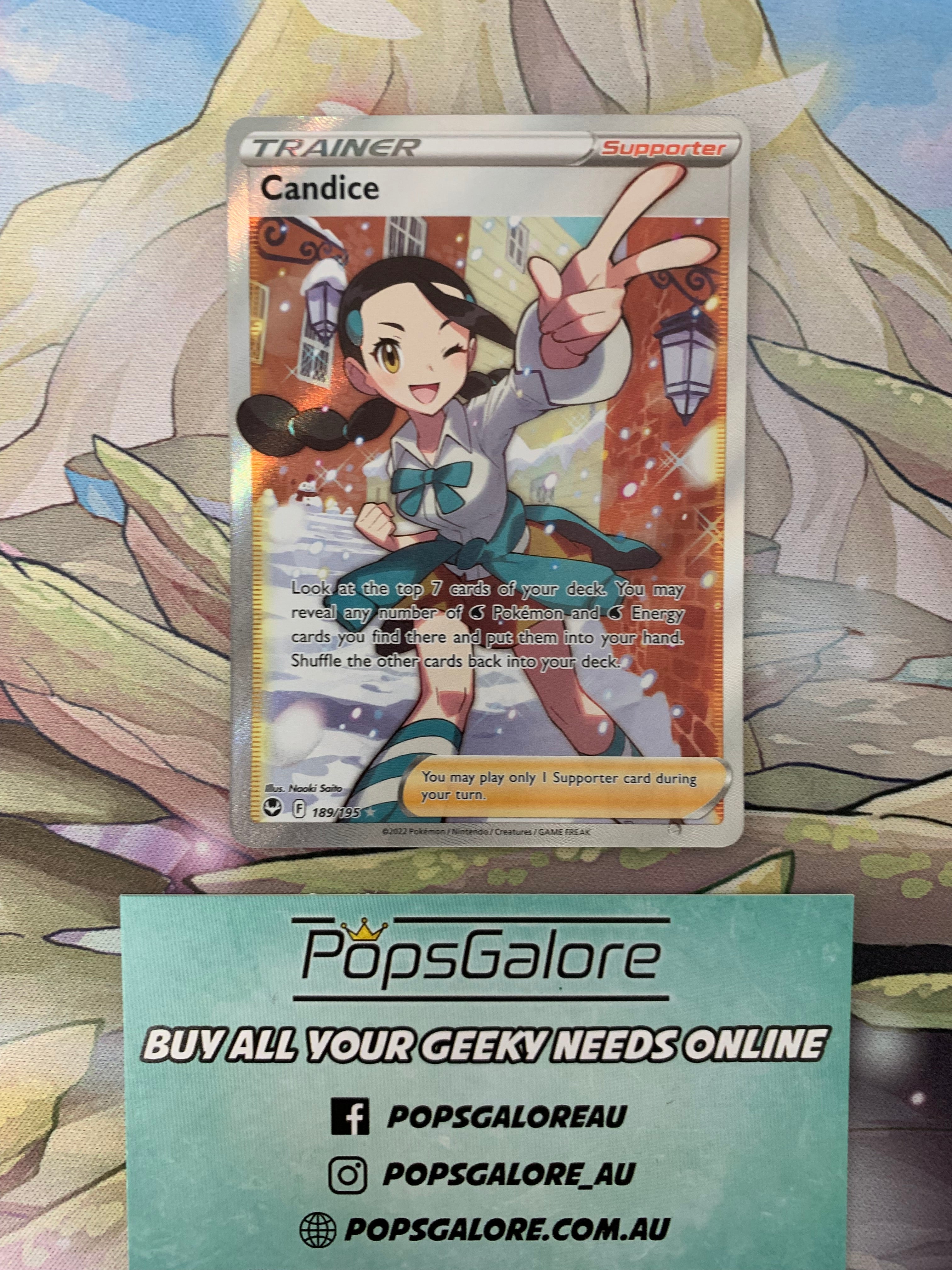 Candice 189/195 - Pokemon TCG SWSH: Silver Tempest – PopsGalore